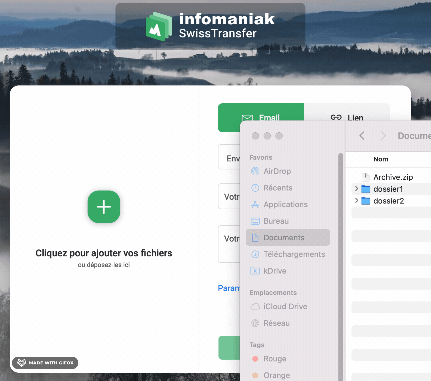 🚀 Swiss Transfer - Infomaniak