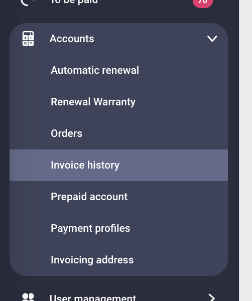 🚀 Administration console - Infomaniak