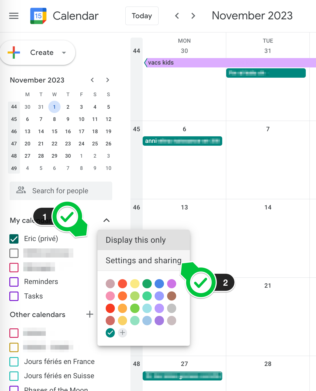🚀 Import a calendar into Calendar - Infomaniak