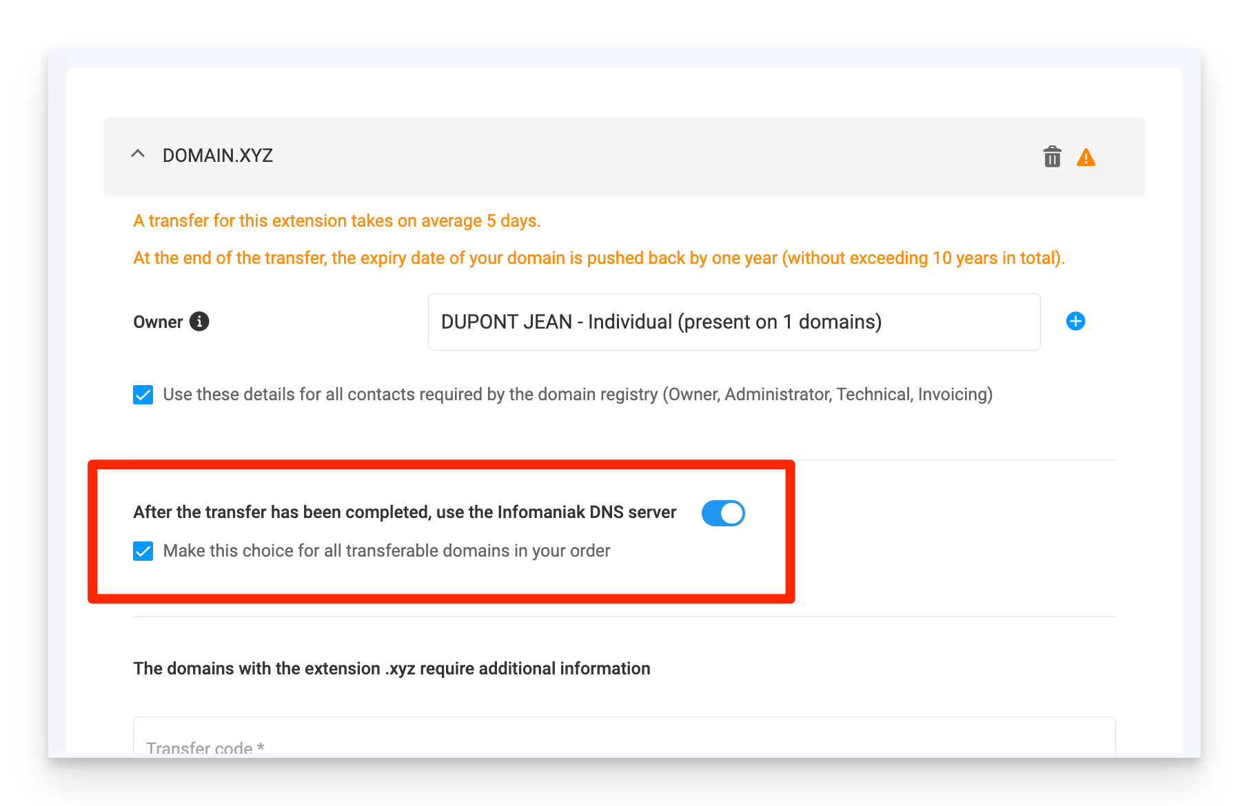 🚀 FAQ - Help center : Domain - Infomaniak