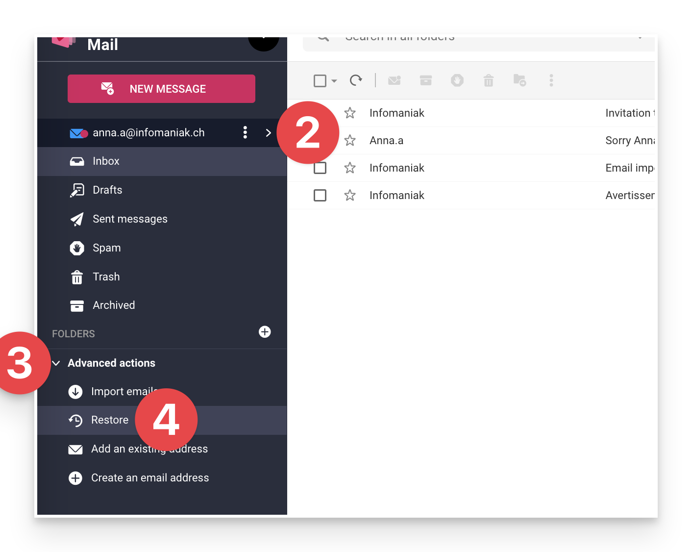 🚀 FAQ - Help center : Webmail - Infomaniak