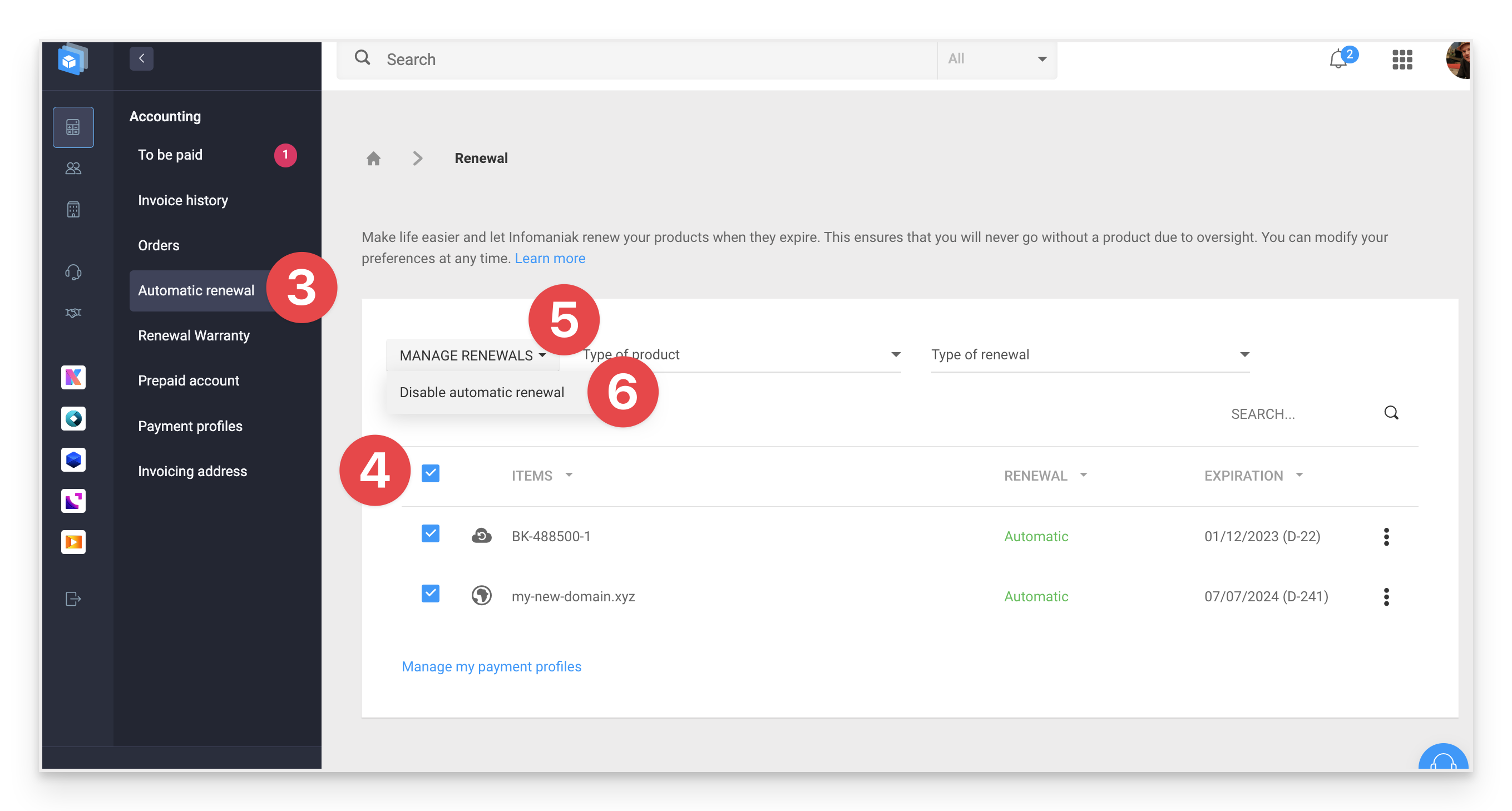 🚀 FAQ - Help center : Administration console - Infomaniak