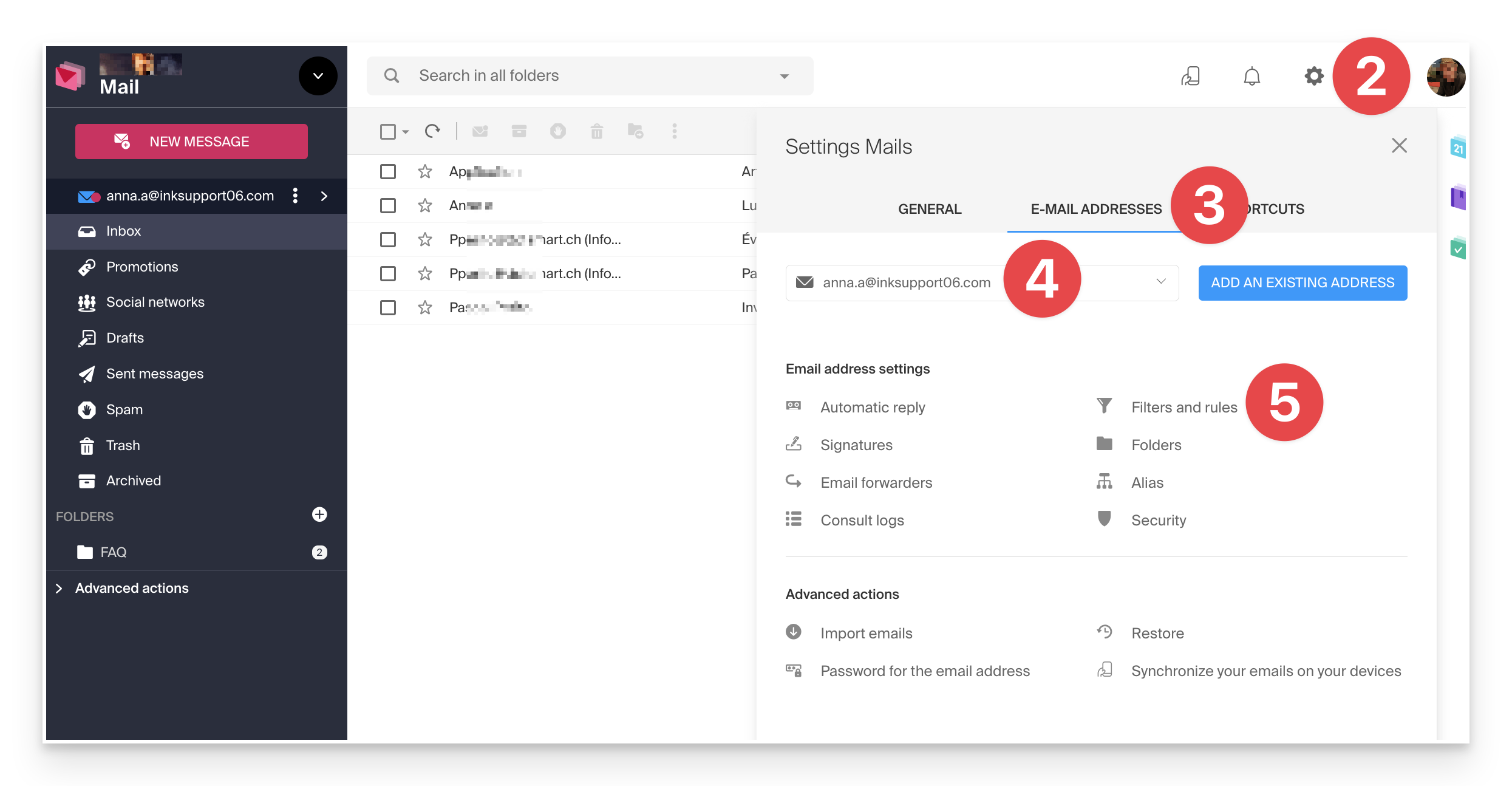 🚀 Manage the anti-spam filter - Infomaniak