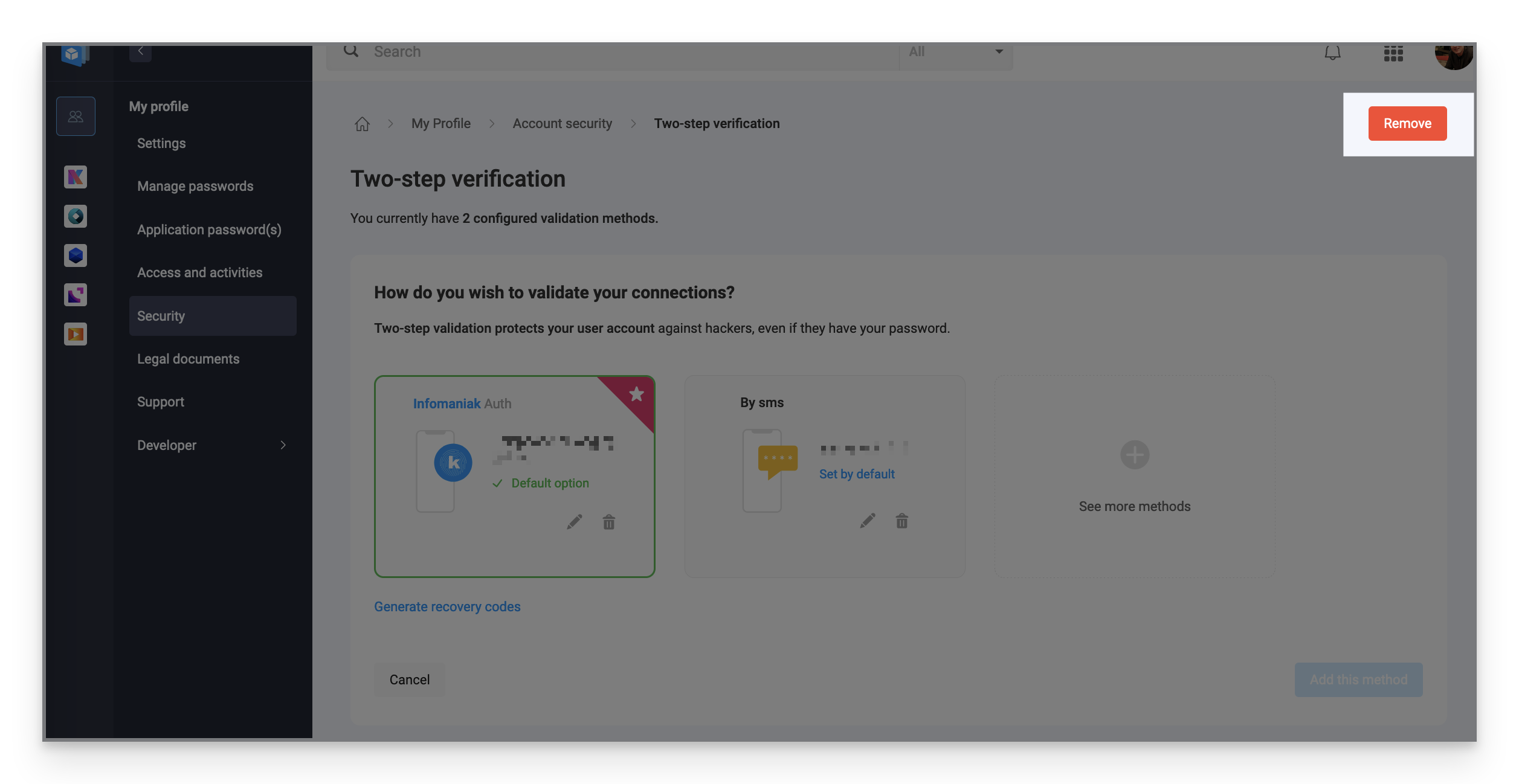 🚀 Disable Two Factor Authentication 2fa Infomaniak