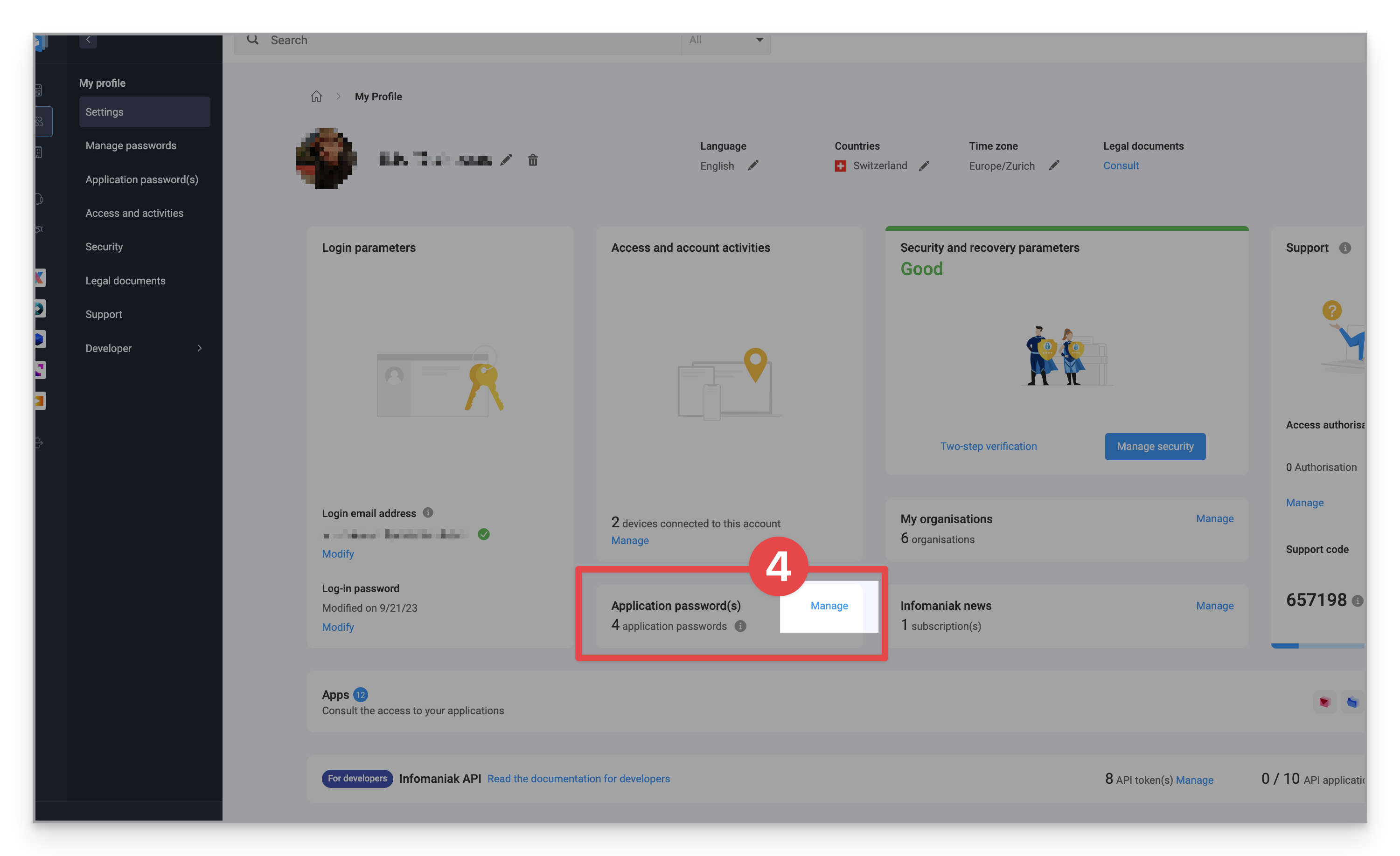 🚀 Manage application passwords - Infomaniak 🚀 Manage application passwords - Infomaniak
