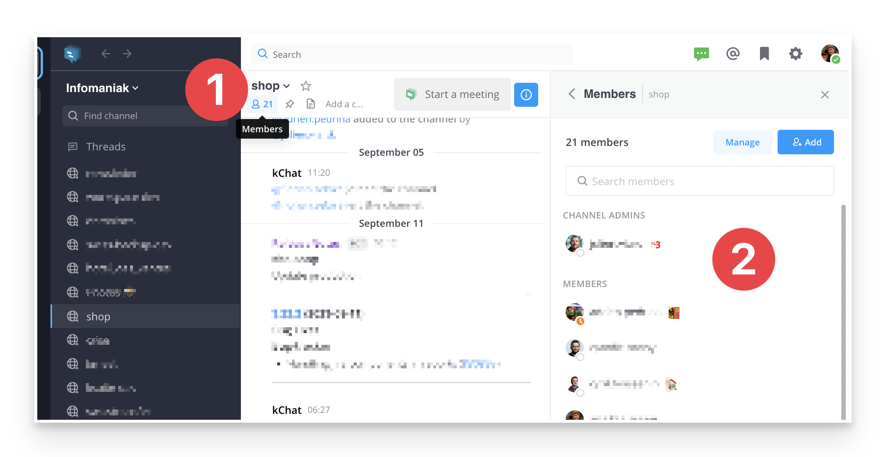 🚀 FAQ - Help center : kChat - Infomaniak