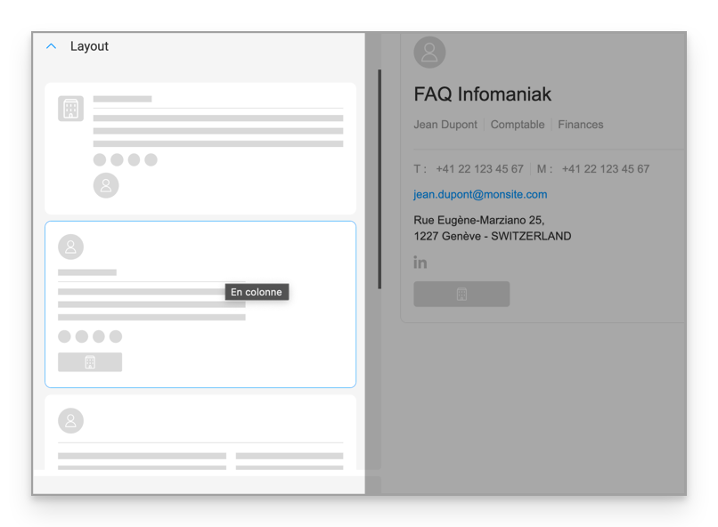 🚀 Créer un modèle de signature pour votre courrier - Infomaniak